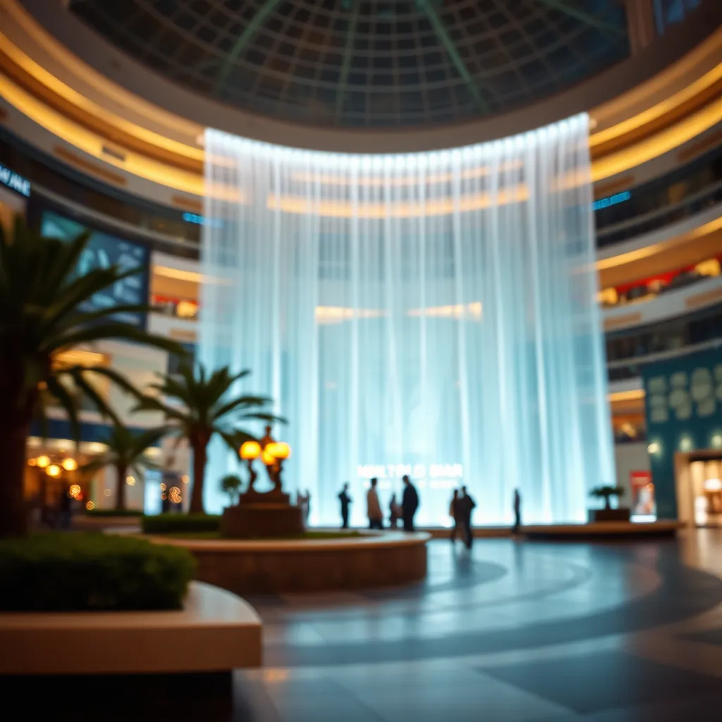 Discovering the Artistry of the Dubai Mall Waterfall Show