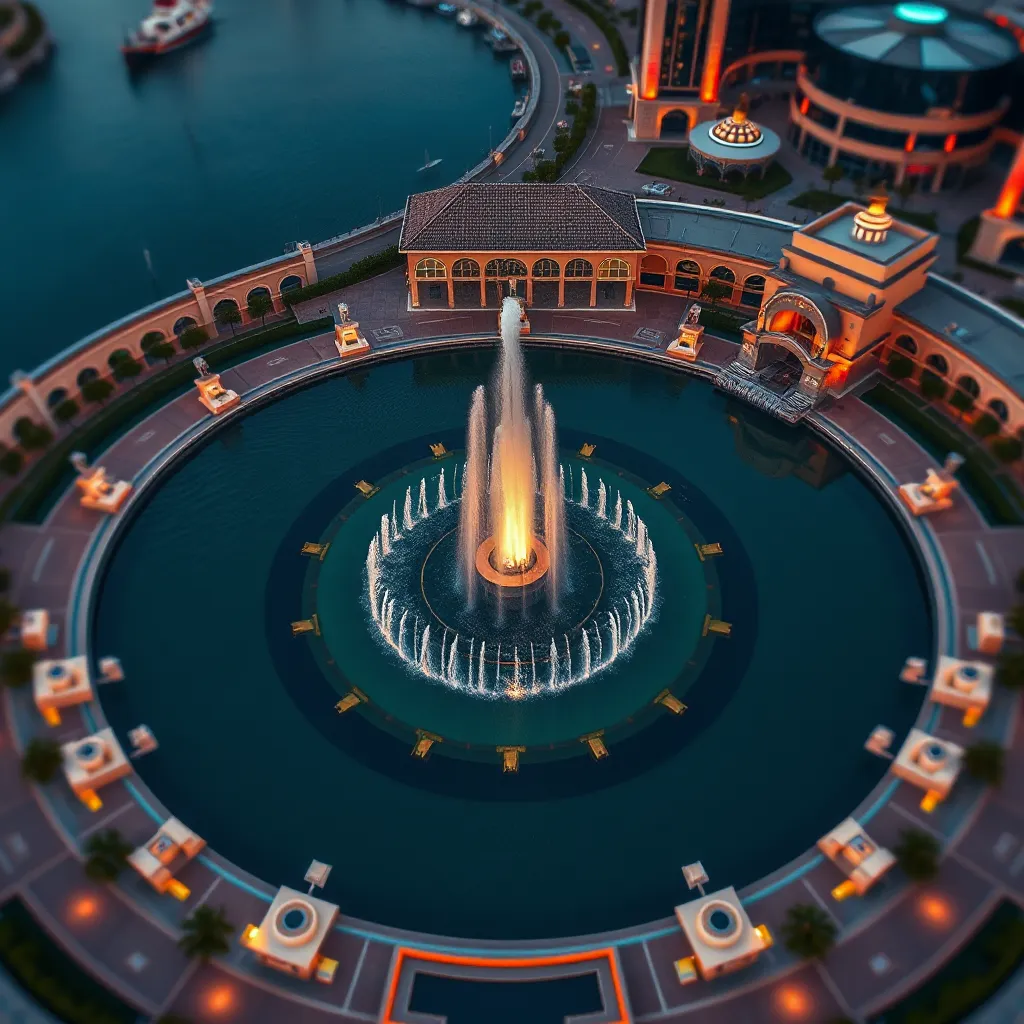 The Pointe Palm Jumeirah Fountain: Architectural and Cultural Insights