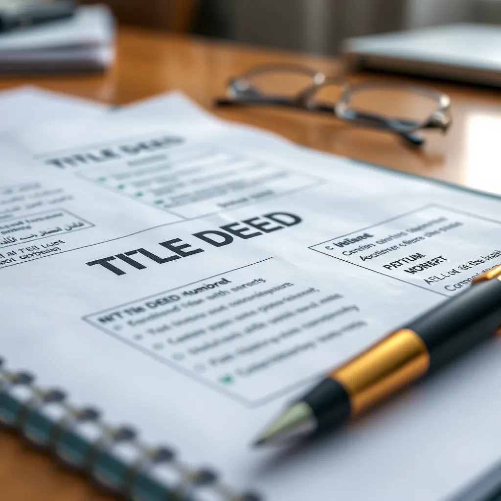 Decoding Title Deed Numbers in Dubai Real Estate